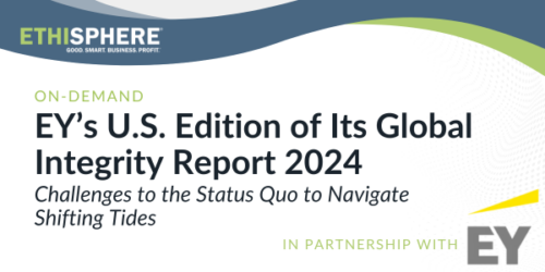 EY’s U.S. Edition of Its Global Integrity Report 2024: Challenges the ...
